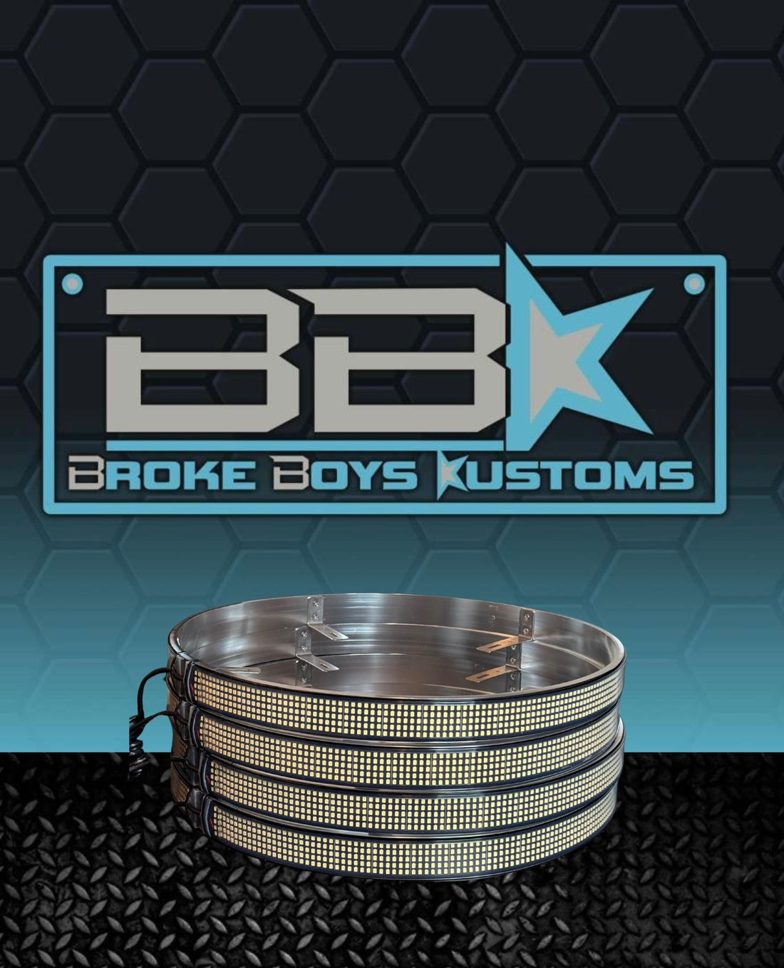 5 Row Pure White Wheel Light Kit – BBK