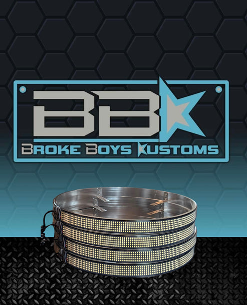 5 Row Pure White Wheel Light Kit – BBK